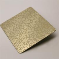 China Elevator Designed SS sheet 304 316 grade embossed decorative stainless steel sheet 4x8 4x10 for sale