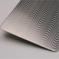 China Elevator Designed SS sheet 304 316 grade embossed decorative stainless steel sheet 4x8 4x10 for sale
