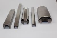 China 304 316 stainless steel channel tube and pipe for glass railings with mirror or hairline finish for sale