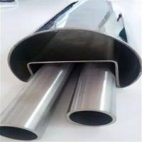 China 201 304 mirror polish stainless steel groove tubes and SS slot pipes for railing decoration for sale