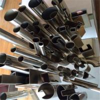 China 304 Stainless Steel Tube U channel stainless steel pipe for glass profiles for sale