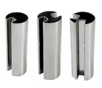 China 304 Stainless Steel Tube U channel stainless steel pipe for glass profiles for sale