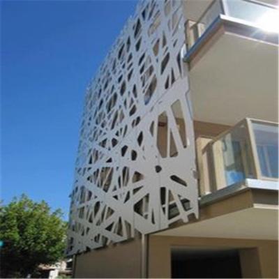 China Color Painted Powder Coated Aluminum Perforated Wall Panels for cladding or partition for sale