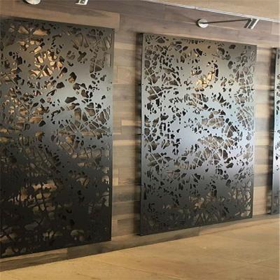 China Laser Cutting Perforated Facade Wall Decoration with Carved Aluminum Cladding Panel for sale