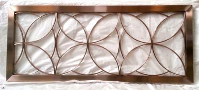 China Gold Stainless Steel Perforated  Panels For Garden Fence/Privacy Fence/Metal Fence for sale