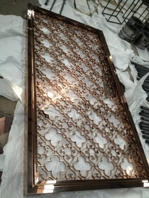China Gold Stainless Steel Perforated  Panels For Sunshades/Louver/Window Screen for sale