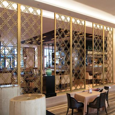 China Gold Stainless Steel Room Divider For Column Cover/Cladding for sale