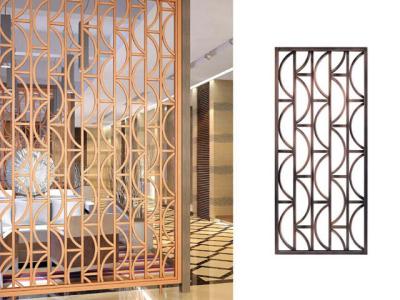 China Black Stainless Steel Room Divider For Hotels/Villa/Lobby Interior Decoration for sale