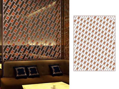 China Black Stainless Steel Partition For Hotels/Villa/Lobby Interior Decoration for sale