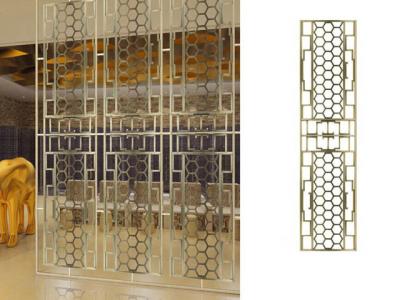 China Black Stainless Steel Room Divider For Column Cover/Cladding for sale