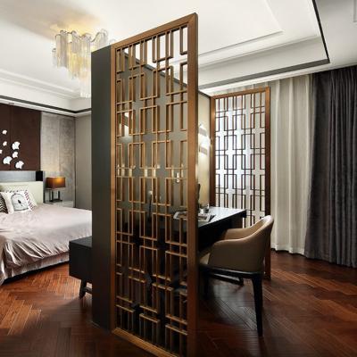 China Rose Gold Stainless Steel Perforated  Panels For Hotels/Villa/Lobby Interior Decoration for sale