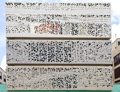 China Powder Coating Aluminum Perforated  Panels For Hotels/Villa/Lobby Interior Decoration for sale