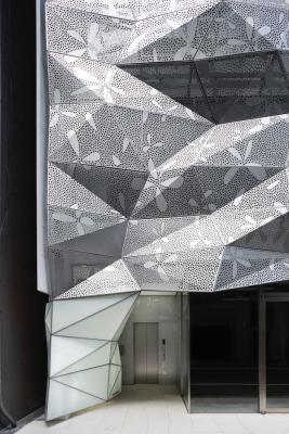 China Powder Coating Aluminum Carved/ Engraved Mashrabiyia  Panels For Facade/Wall Cladding/ Curtain Wall/Ceiling for sale