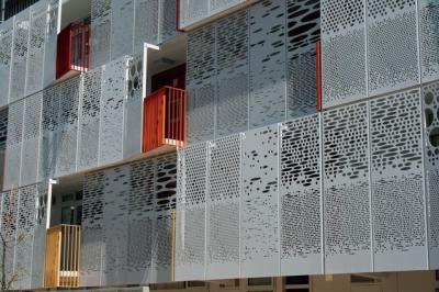 China PVDF Aluminum Carved/ Engraved Mashrabiyia  Panels For Column Cover/Cladding for sale