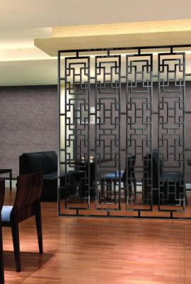 China Rose Gold Stainless Steel Partition For Column Cover/Cladding for sale