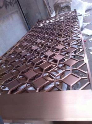China Bronze Stainless Steel Partition For Facade/Wall Cladding/ Curtain Wall/Ceiling for sale