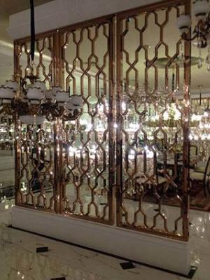 China Bronze Stainless Steel Partition Stair  For Railing/Balustrade/Balcony for sale