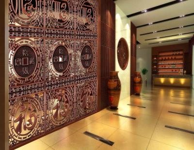 China Antique Copper Stainless Steel Screen Panels Stair  For Railing/Balustrade/Balcony for sale