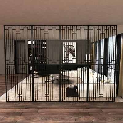 China Hairline Gold Metal Screens For Hotels/Villa/Lobby/Shopping Mall for sale