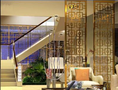 China Hairline Copper Stainless Steel Wall  Panels For Hotels/Villa/Lobby/Shopping Mall for sale