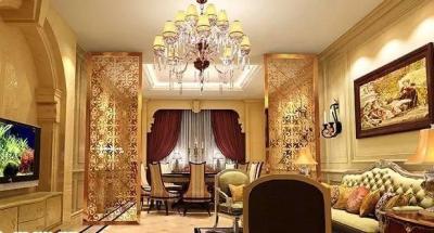 China Hairline Copper Stainless Steel Room Dividers For Office/Room/Interior Decoration for sale