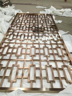China Mirror Black Stainless Steel Perforated  Panels For Office/Room/Interior Decoration for sale