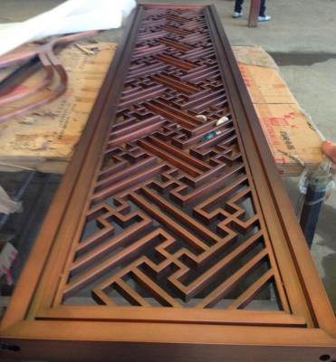 China Mirror Copper Metal Screens For Hotels/Villa/Lobby/Shopping Mall for sale