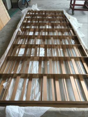 China High Quality 304 Rose Gold ColorArchitecture Room Divider Screen Stainless Steel Luxury Gold Room Partition Wall Divider for sale