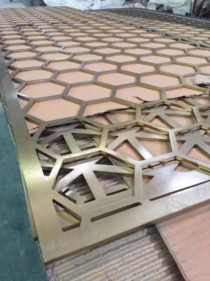 China Mirror Bronze Stainless Steel Wall  Panels For Hotels/Villa/Lobby/Shopping Mall for sale