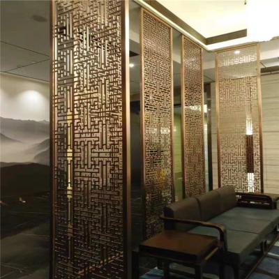China Room Divider Custom Garden Wall Art Corten Steel Screen Panel for sale
