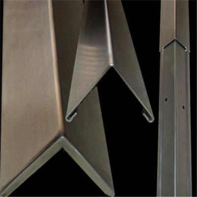 China Mirror Finish Bronze Stainless Steel Trim Edge Trim Molding 201 304 316 for wall ceiling furniture decoration for sale