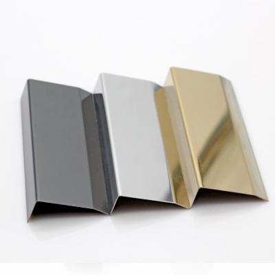 China Mirror Finish Silver Stainless Steel Trim Strip 201 304 316 for wall ceiling furniture decoration for sale