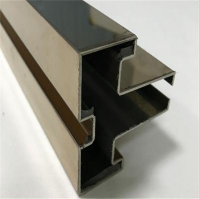 China Mirror Finish Black Stainless Steel Trim Edge Trim Molding 201 304 316 for wall ceiling furniture decoration for sale