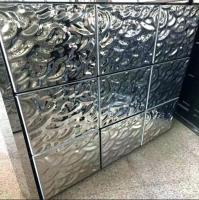 China Hammered Stainless Steel Sheets Rose Gold Mirror Finish For Column Cover Cladding for sale