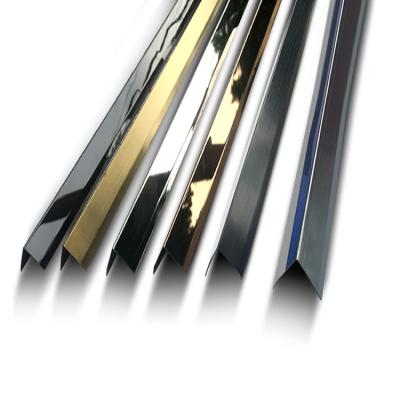 China Stainless Steel Gold Trim Strip 201 304 316 for sale