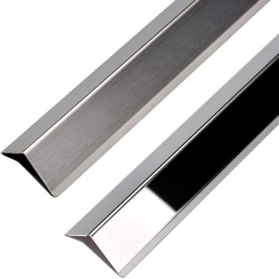 China Stainless Steel Gold Corner Guards 201 304 316 mirror hairline finish for sale