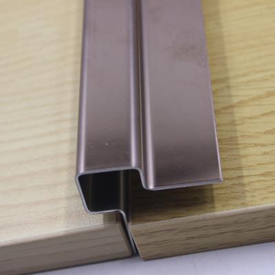 China Stainless Steel Silver Wall Trim Wall Panel Trim 201 304 316 Mirror Hairline Brushed Finish for sale