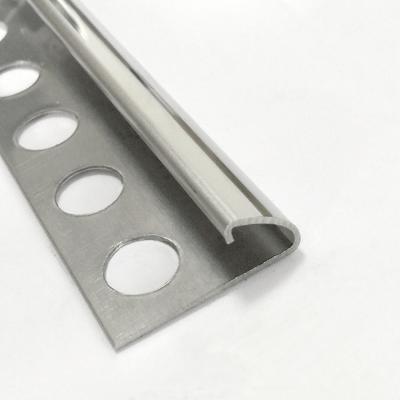 China Metal Silver Tile Trim 201 304 316 Mirror Hairline Brushed Finish for sale