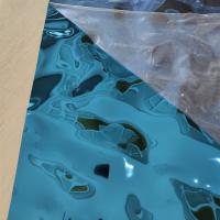 China decorative stainless steel sheet embossed  water ripple sheet for ceiling panel or wall cladding for sale