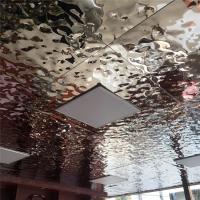 China decorative stainless steel sheet embossed  water ripple sheet for ceiling panel or wall cladding for sale