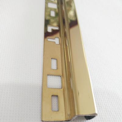 China Customized 304 316 Stainless Steel Tile Trim For Floor And Wall Decoration for sale