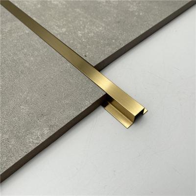 China 304 Grade stainless steel U Profiles mirror tile trim for sale