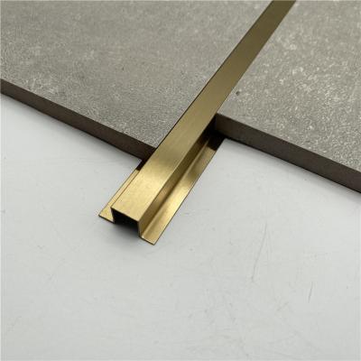 China 3.Decorative Stainless Steel T Profiles Tile Edge Trim for sale