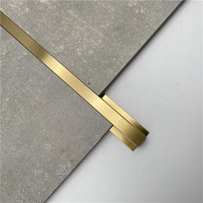 China Fast Delivery New Trends Metal Rose Gold Aluminum Edge Profile Tile Trim For 9mm Tile Or Panels for sale