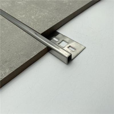 China Stainless Steel Sand Blast Wall Tile Trim Decorative Brass Metal Strips for sale