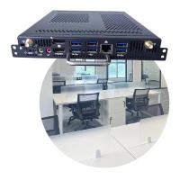 China Cheap Ops Computer Industrial Gpio Dual Display I 3 I 5 I 7 Fan 4Gb 128Gb Ram Industrial Small Pc for sale