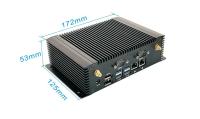 China Industrial Small Computer Minipc I3 I5 I7 Barebone System 4Gb 8Gb 16Gb 12V-19V Rs232 Cheap Fanless Mini Box Pc for sale