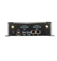 China Wholesale Mini Fanless Dual Lan 4Gb 8Gb 16Gb Ram 2Com I3 I5 I7 Cpu Small Computer Industrial Box Pc Win10 for sale