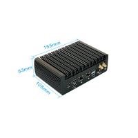 China Fanless Gaming Computer Win11 Lake Dual Wifi 12V~19V 4Gb/128Gb Pro Metal Industrial Mini Pc for sale