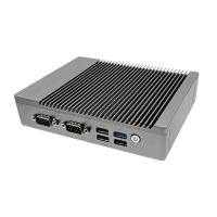 China Industrial Minipc Case Server Intel C-eleron N2840 CPU 4GB Ddr4 128Gb SSD Portable Computer Dual Lan Display Fanless Mini Pc for sale